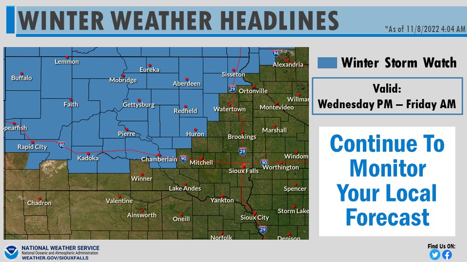 Thunderstorms, snow, wind, AND sub-zero wind chills; winter is knocking ...